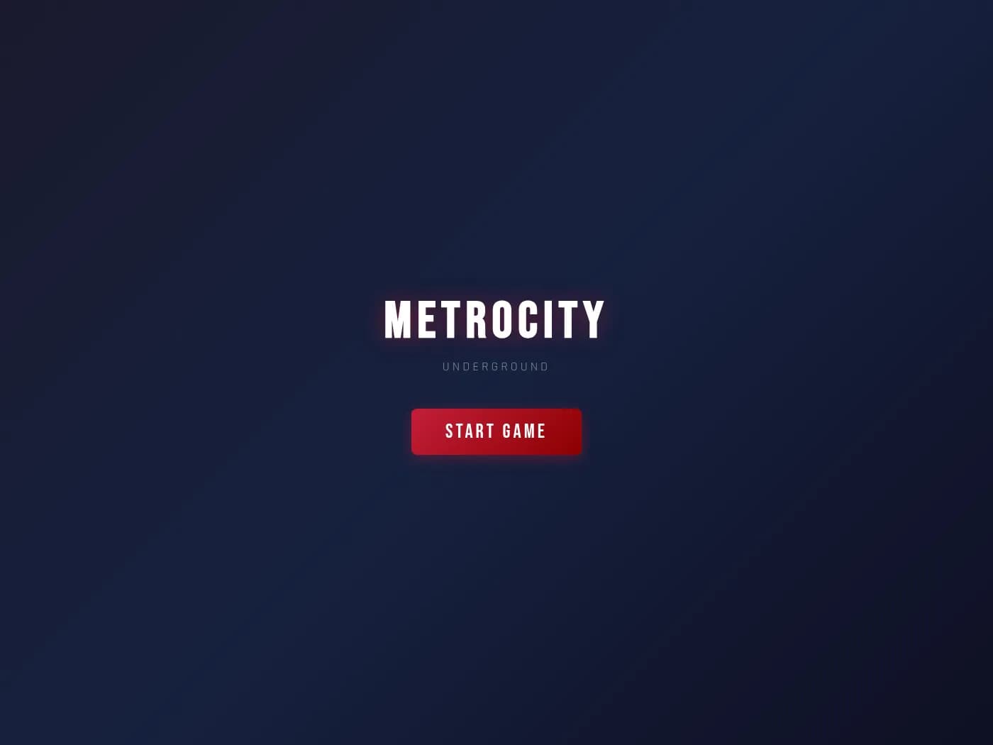 MetroCity Crime Game