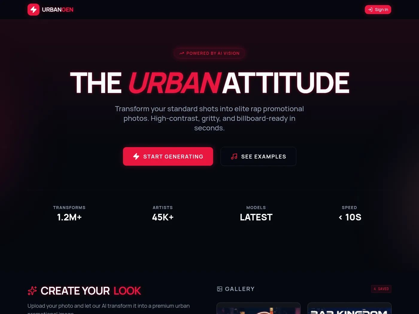 Urban Rap Photo Generator