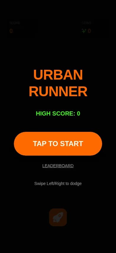 Urban Runner Game