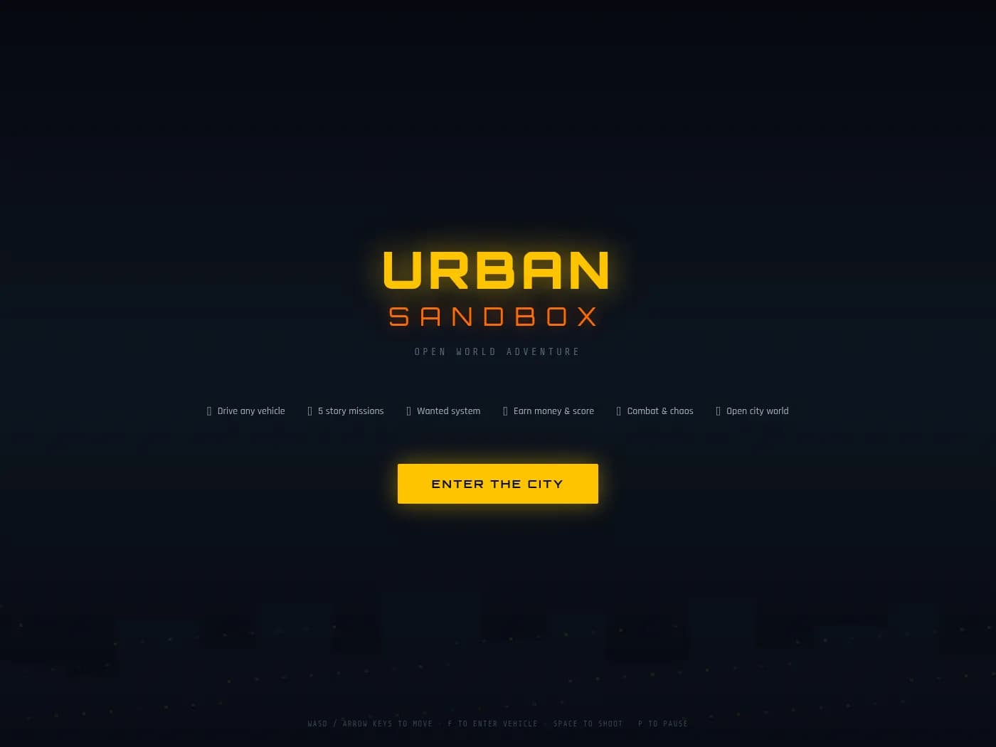 Urban Sandbox Adventure