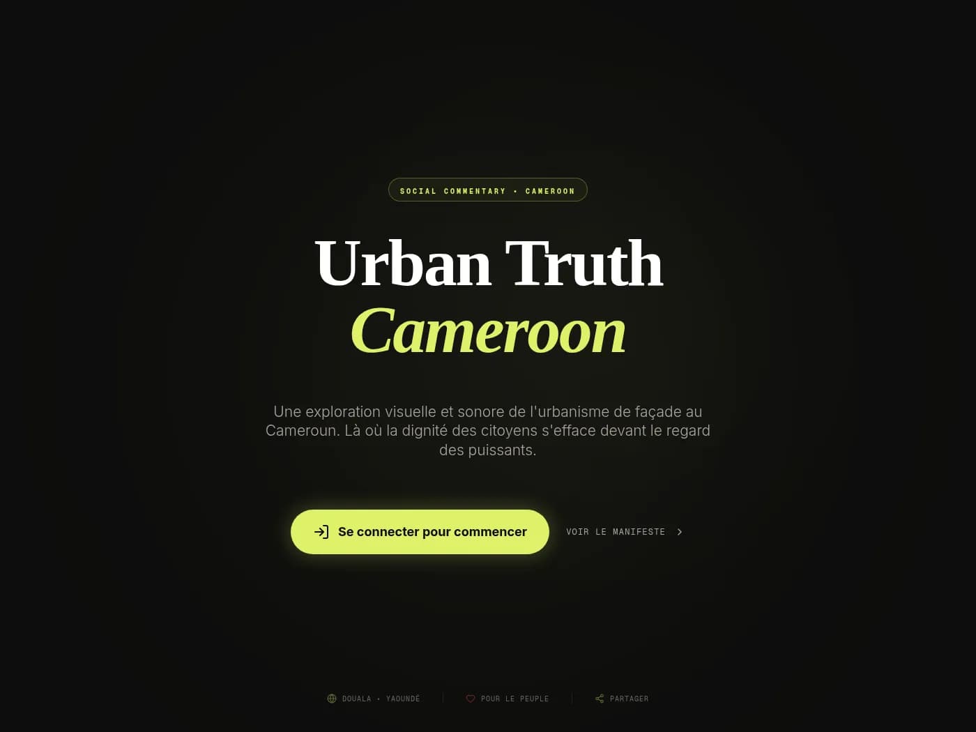 Urban Truth Cameroon