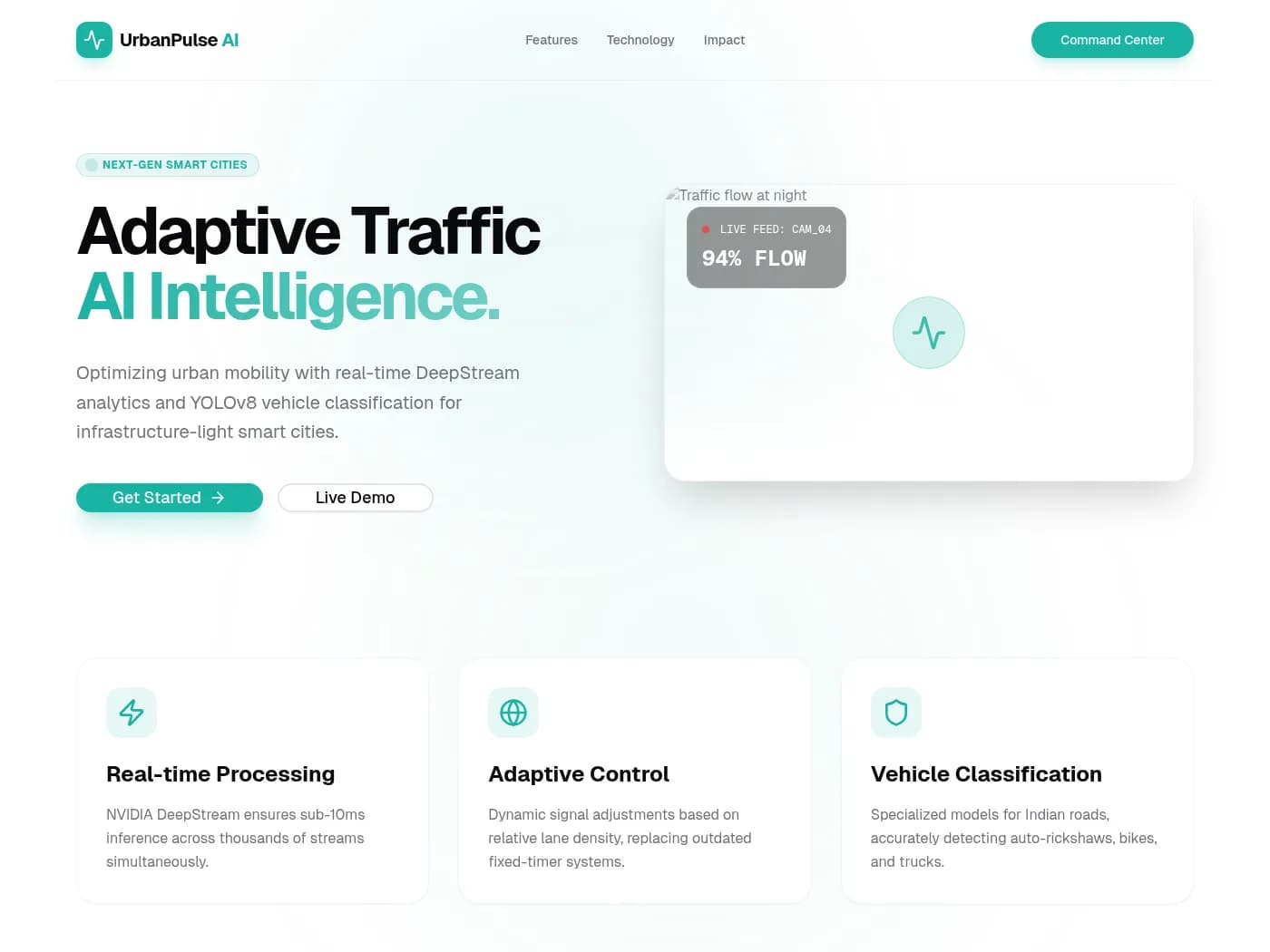 UrbanPulse Traffic AI