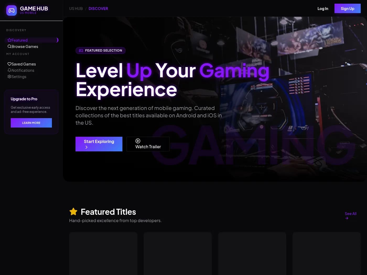 US Mobile Games Hub