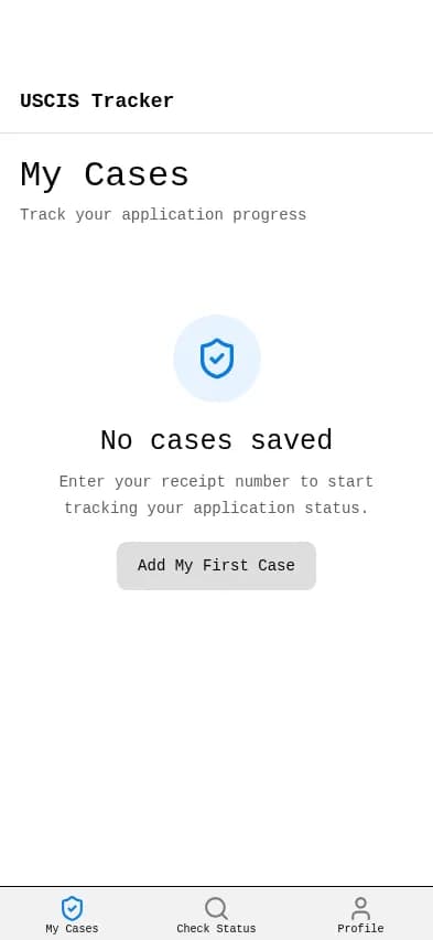 USCIS Status Tracker