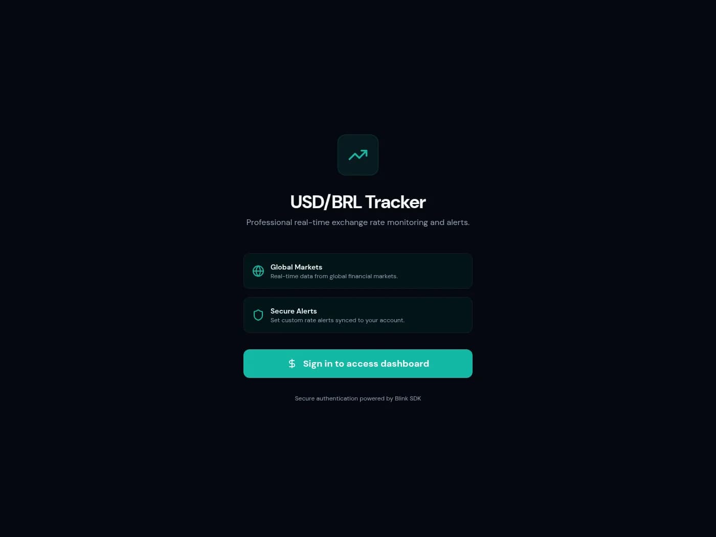 USD/BRL Rate Tracker
