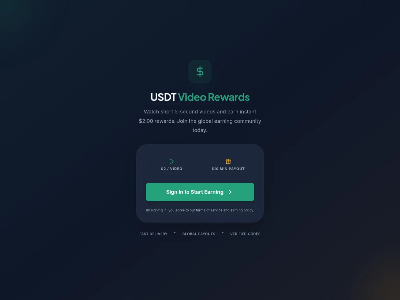 USDT Video Rewards