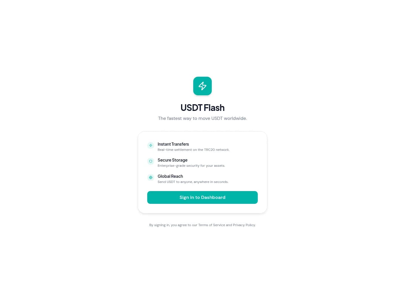 USDT Flash Transfer