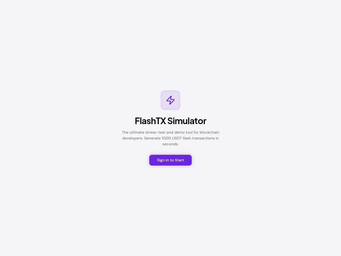 FlashTX Simulator
