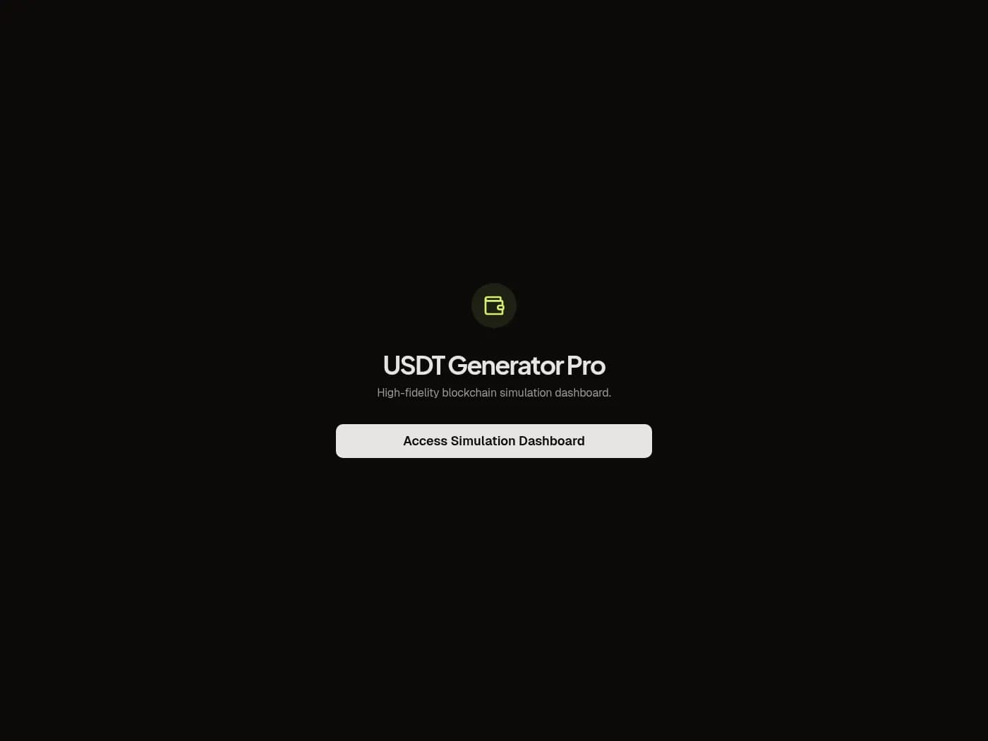 USDT Generator Pro