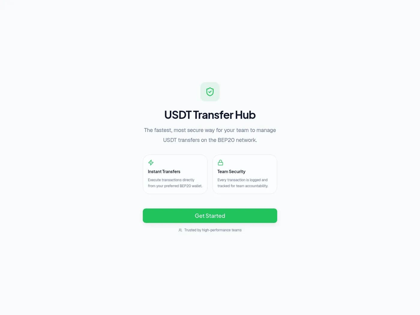 USDT Transfer Hub