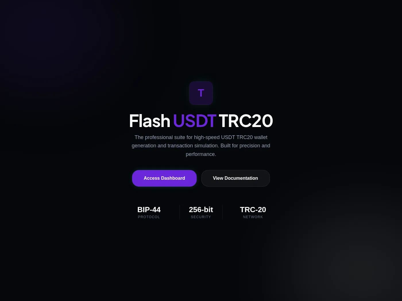 USDT TRC20 Generator