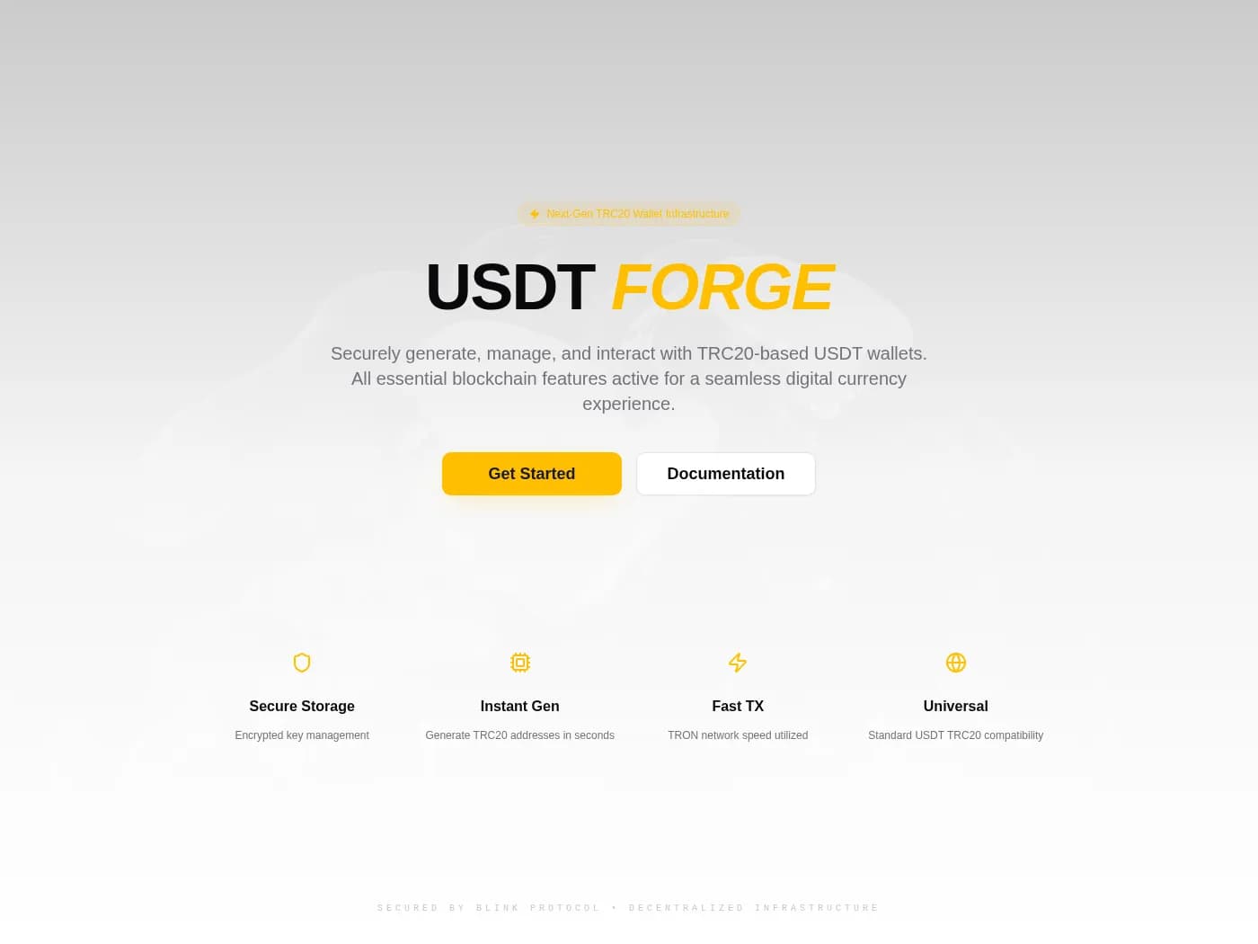 USDT Gen Portal