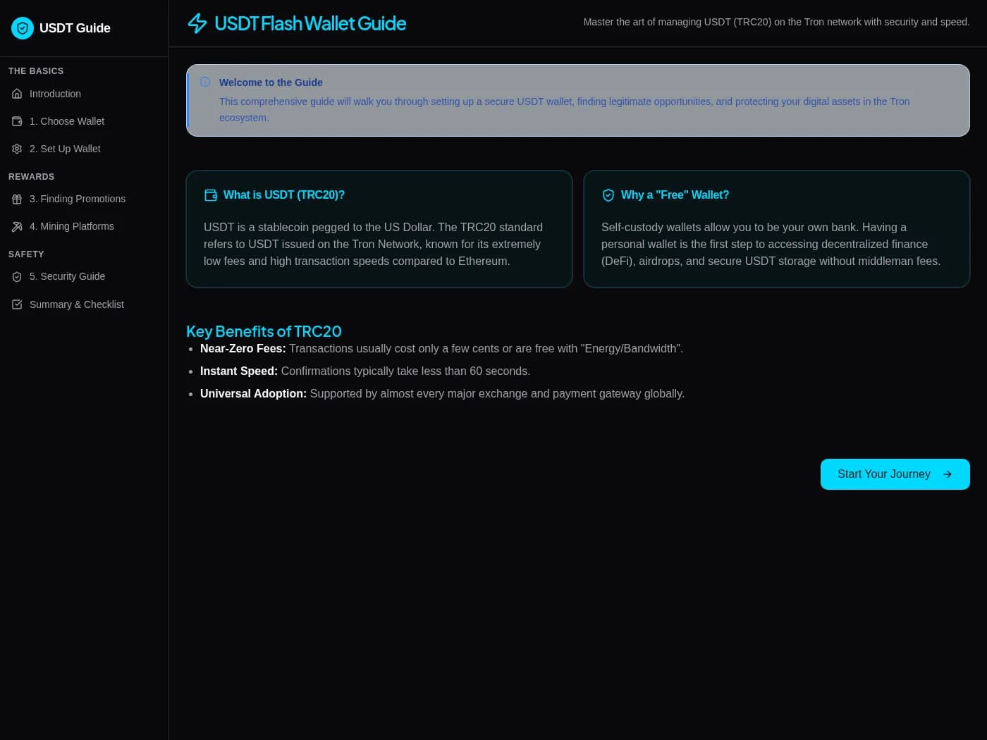 USDT Flash Wallet Guide