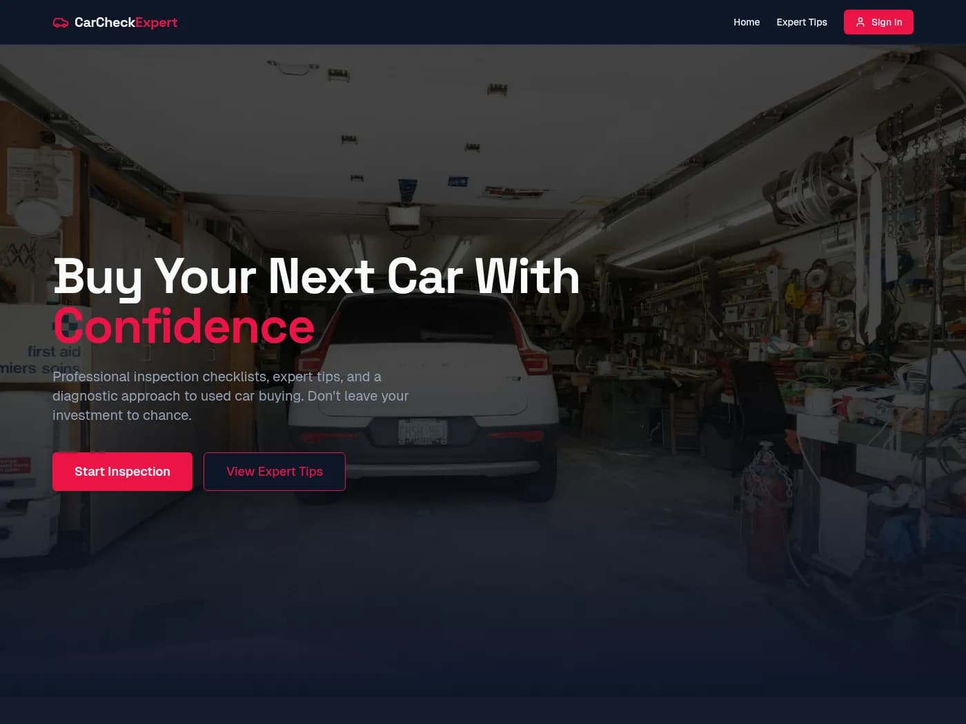 Used Car Checklist App