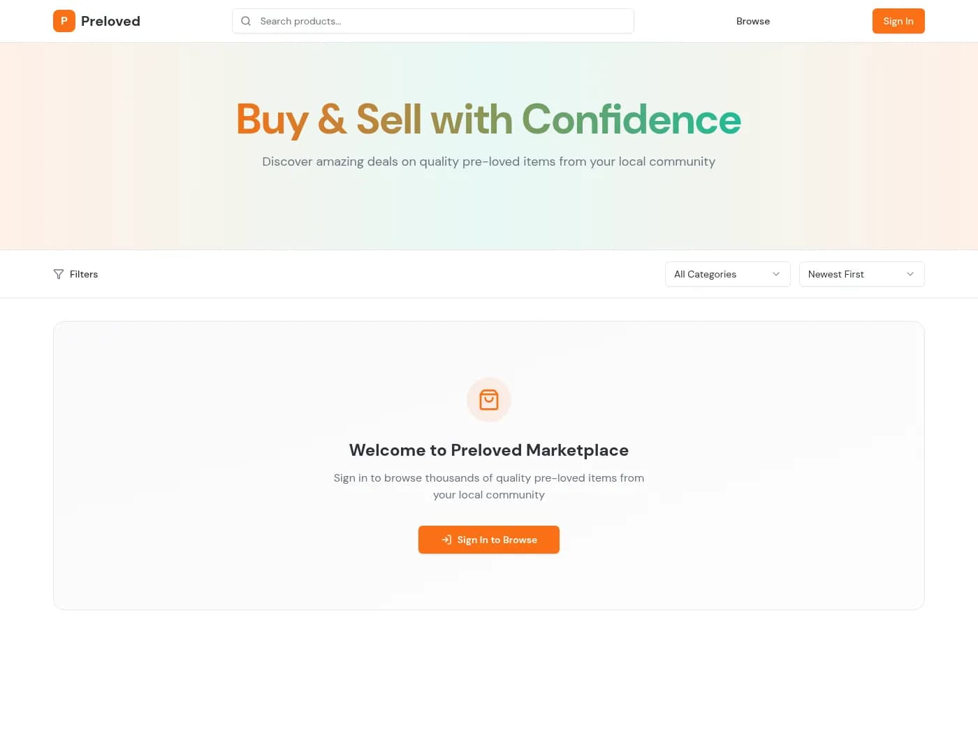 Preloved Marketplace