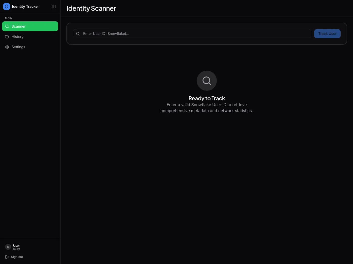 User Info Tracker