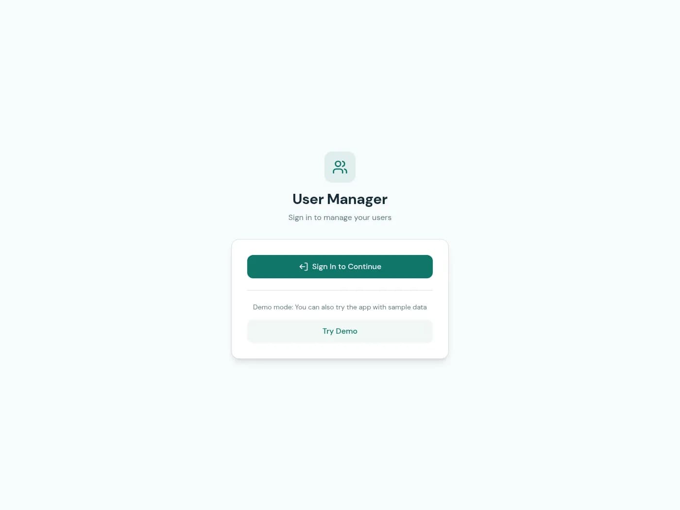 Inertia User Manager