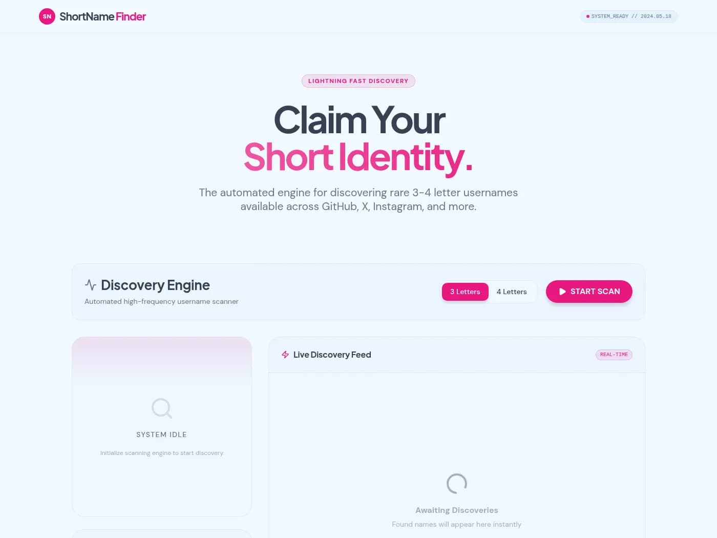 ShortName Finder
