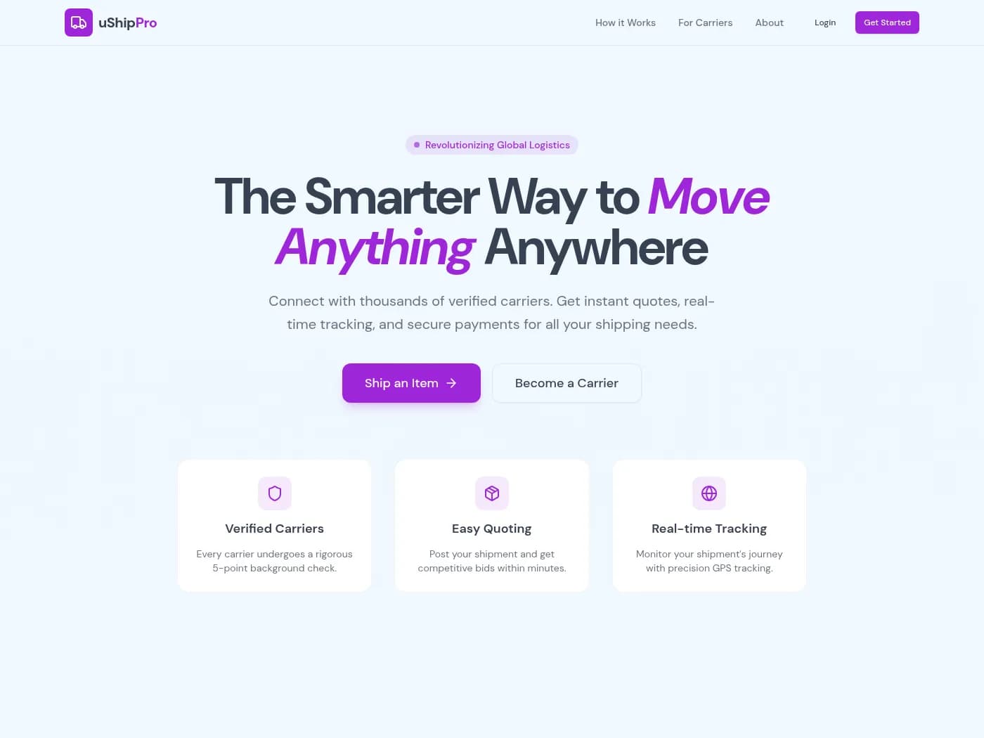 uShip Pro Platform