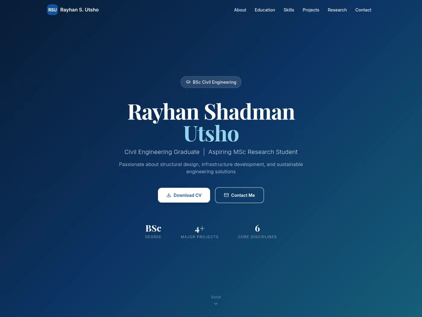 Utsho Portfolio Web