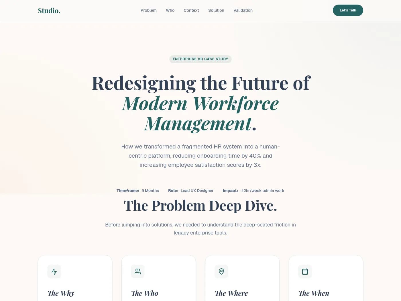 UX Case Study Builder