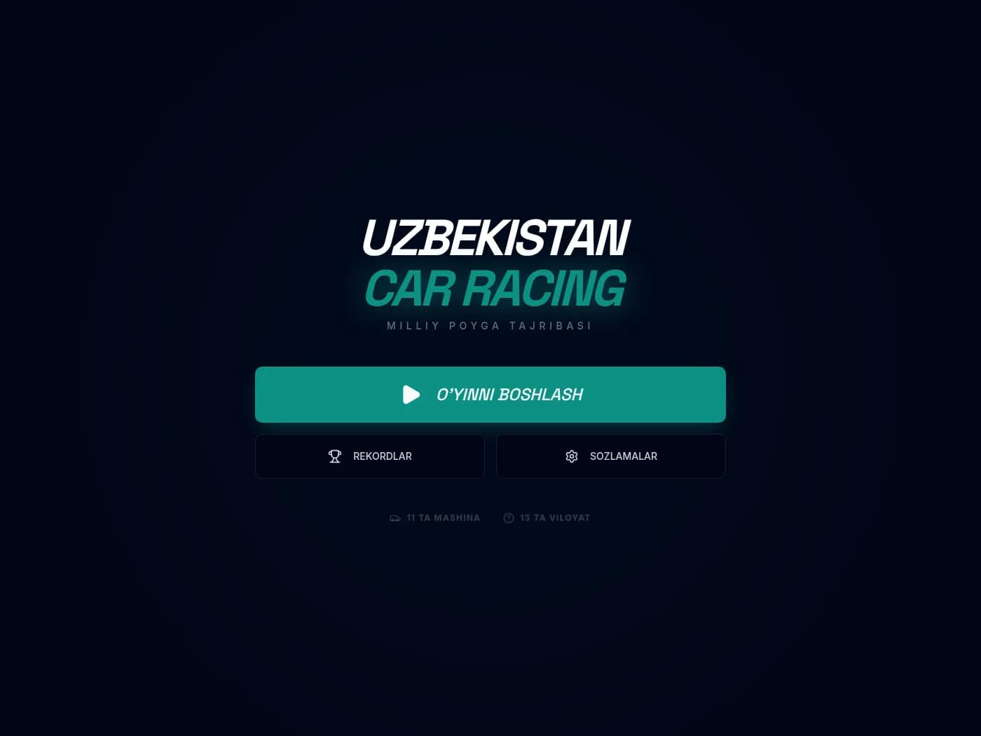 Uzbek Car Racing Game