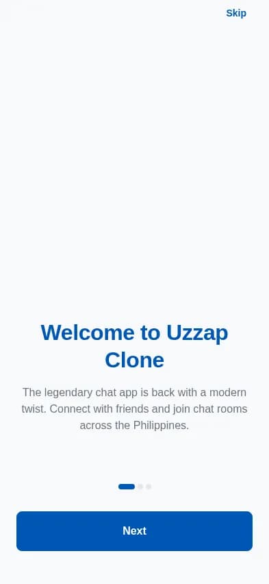 Uzzap Beta Chat Clone