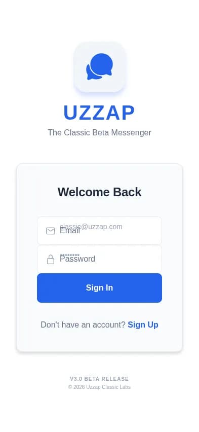 Uzzap Beta Chat