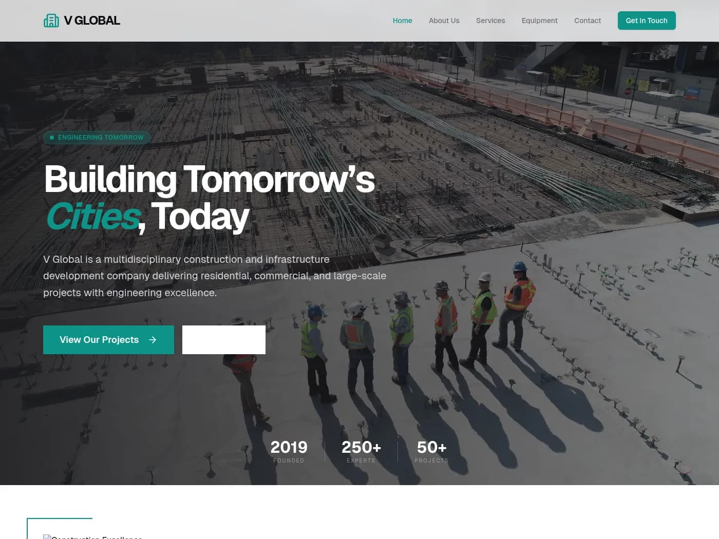 V Global Corporate Site