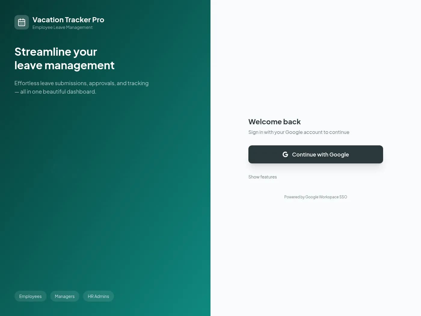 Vacation Tracker Pro