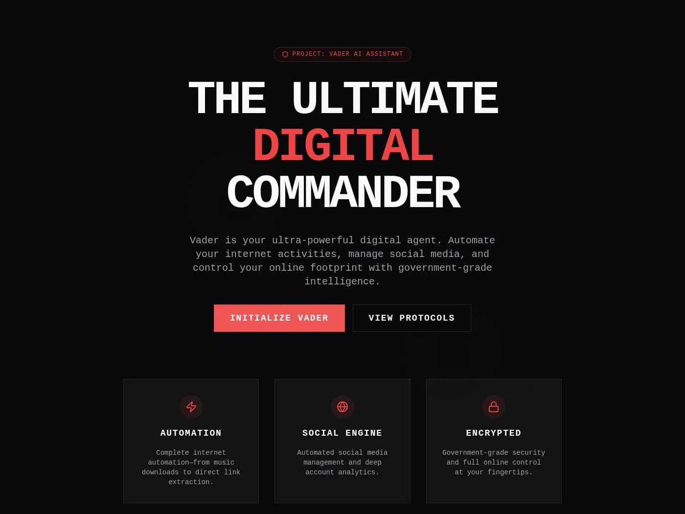 Vader AI Assistant