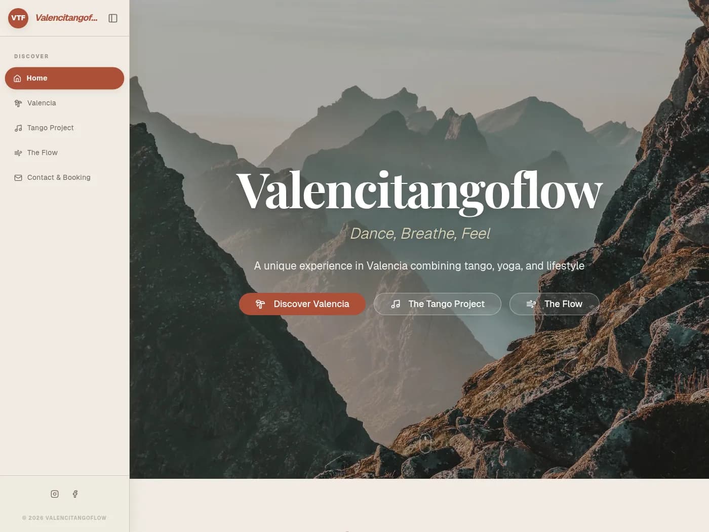 Valencitangoflow Immersive Site