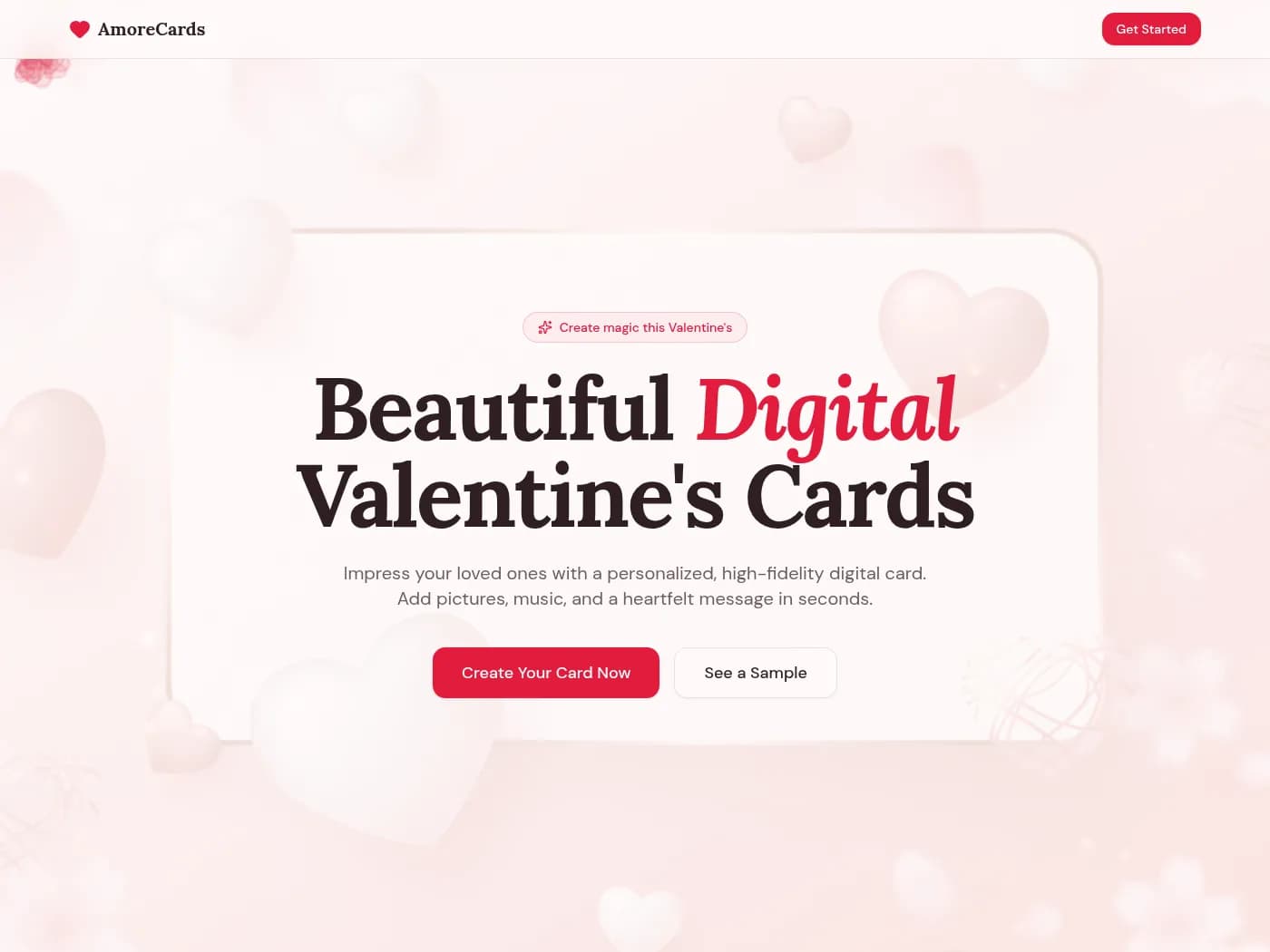 Valentine Card Showcase