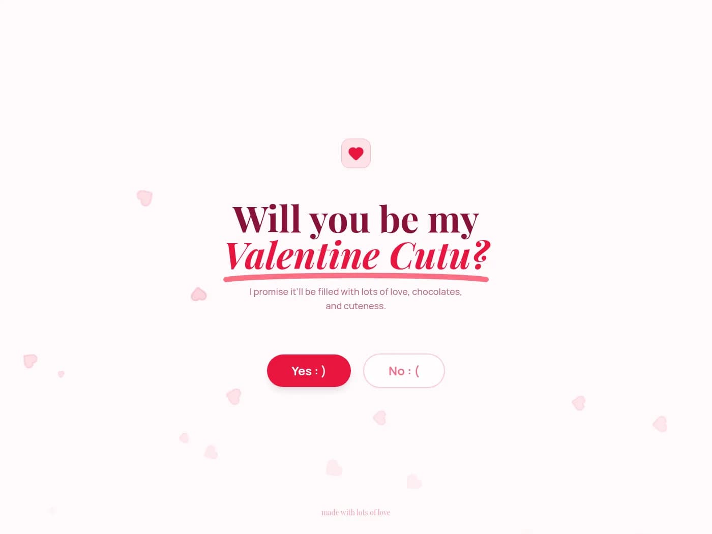 Valentine Cutu Landing