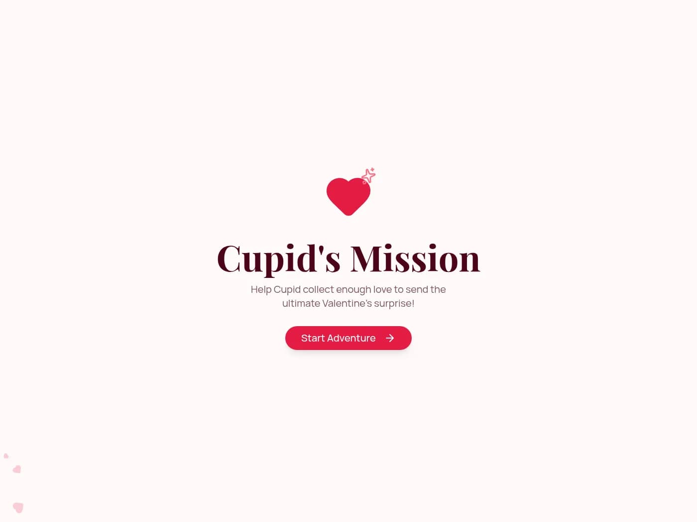 Cupid's Interactive Game