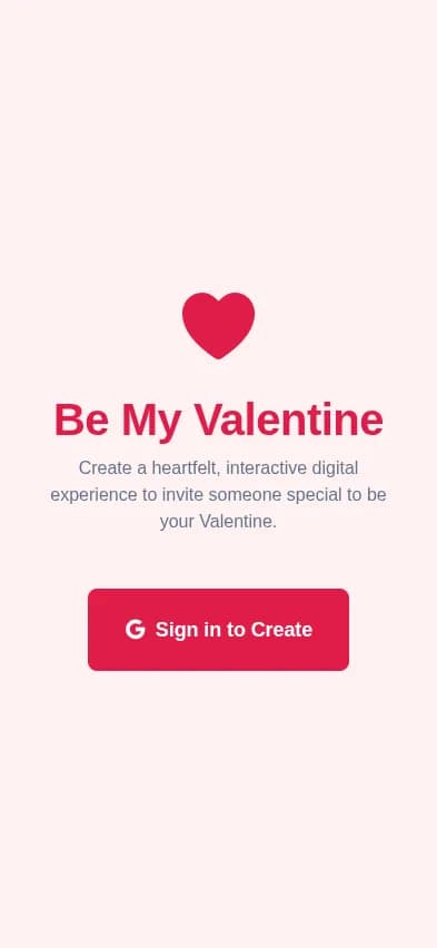 Be My Valentine Game