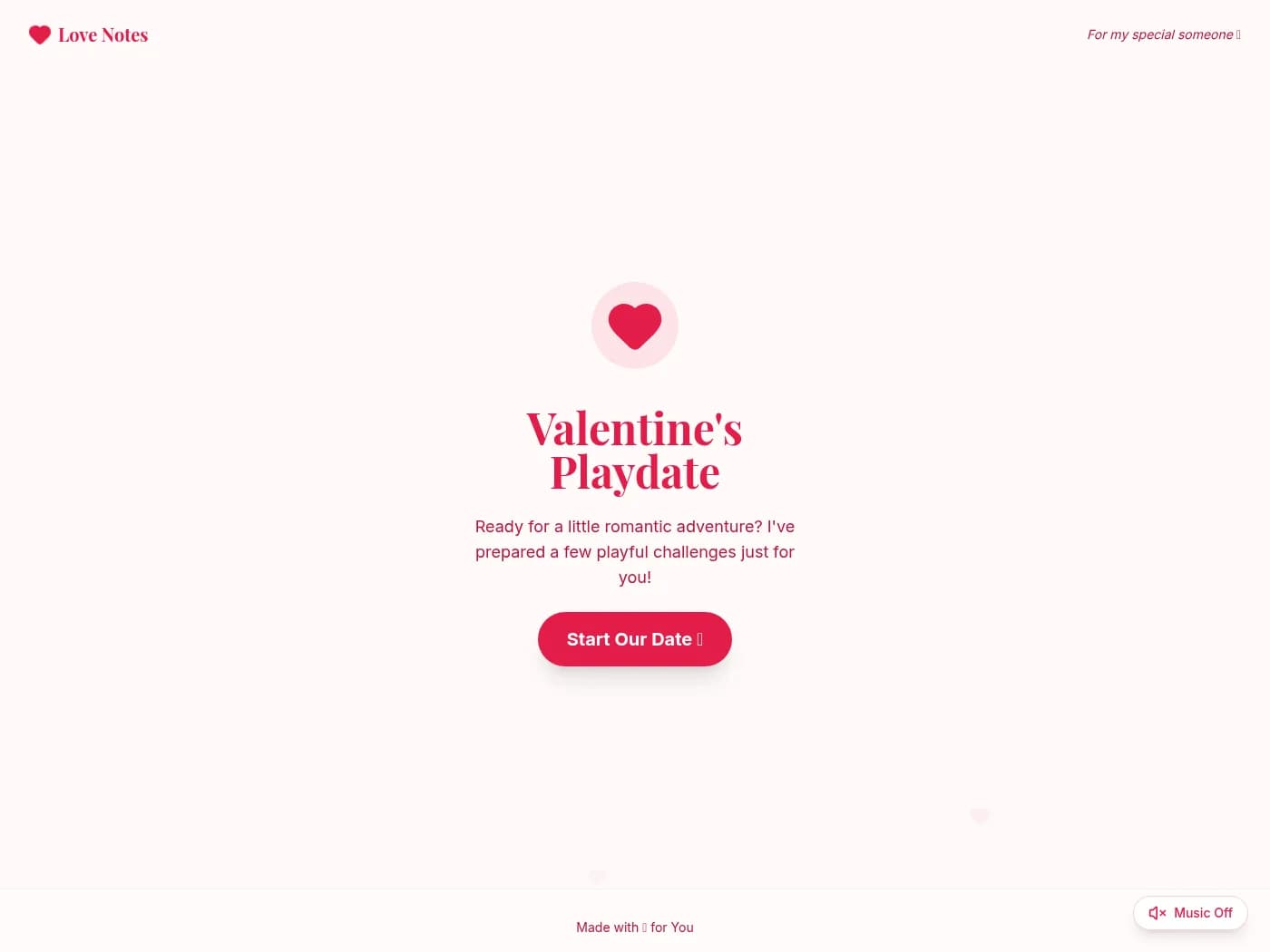 Valentine's Playdate