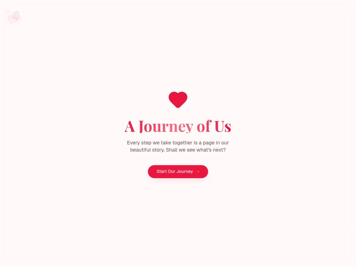 Heartfelt Valentine Journey