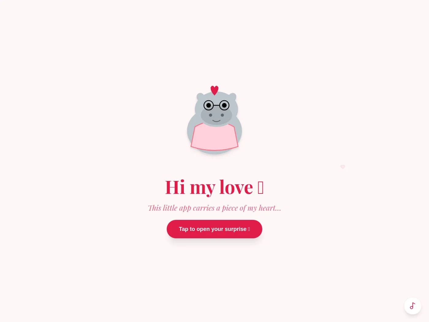 Valentine Love Letter App