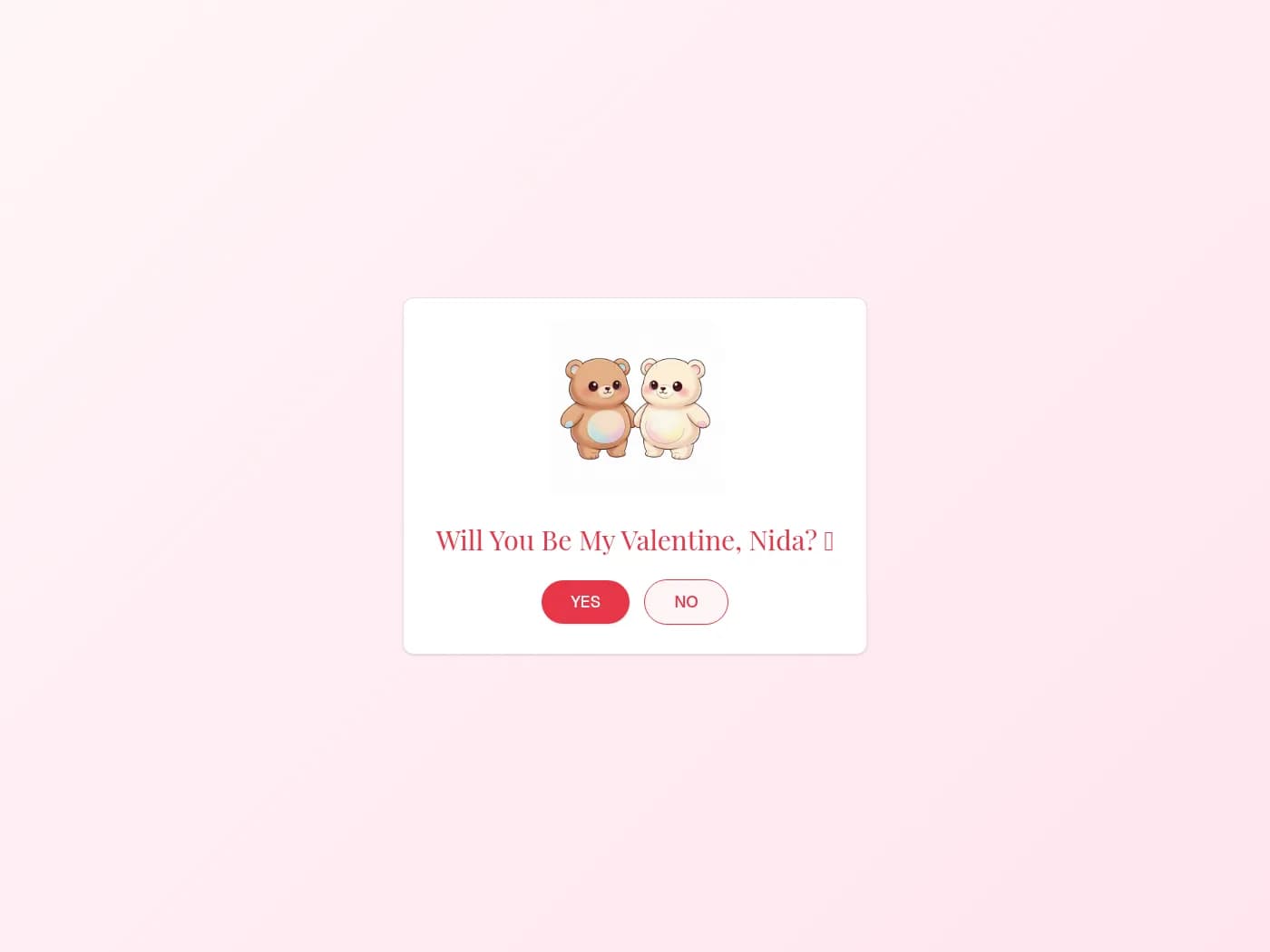 Valentine for Nida