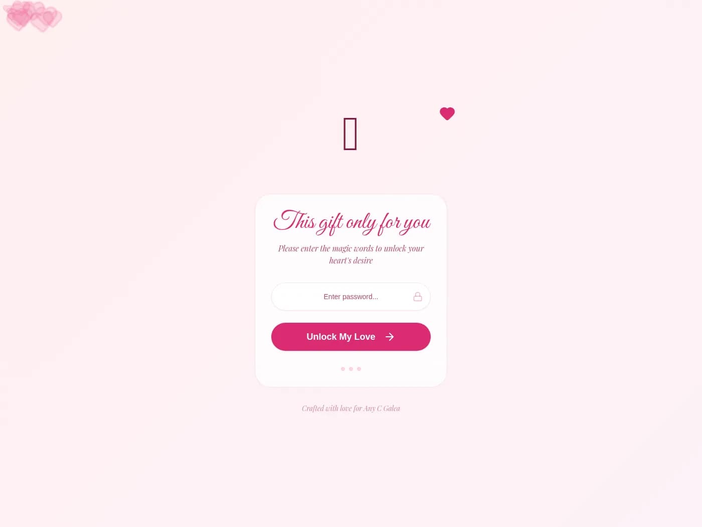 Pink Tulip Valentine