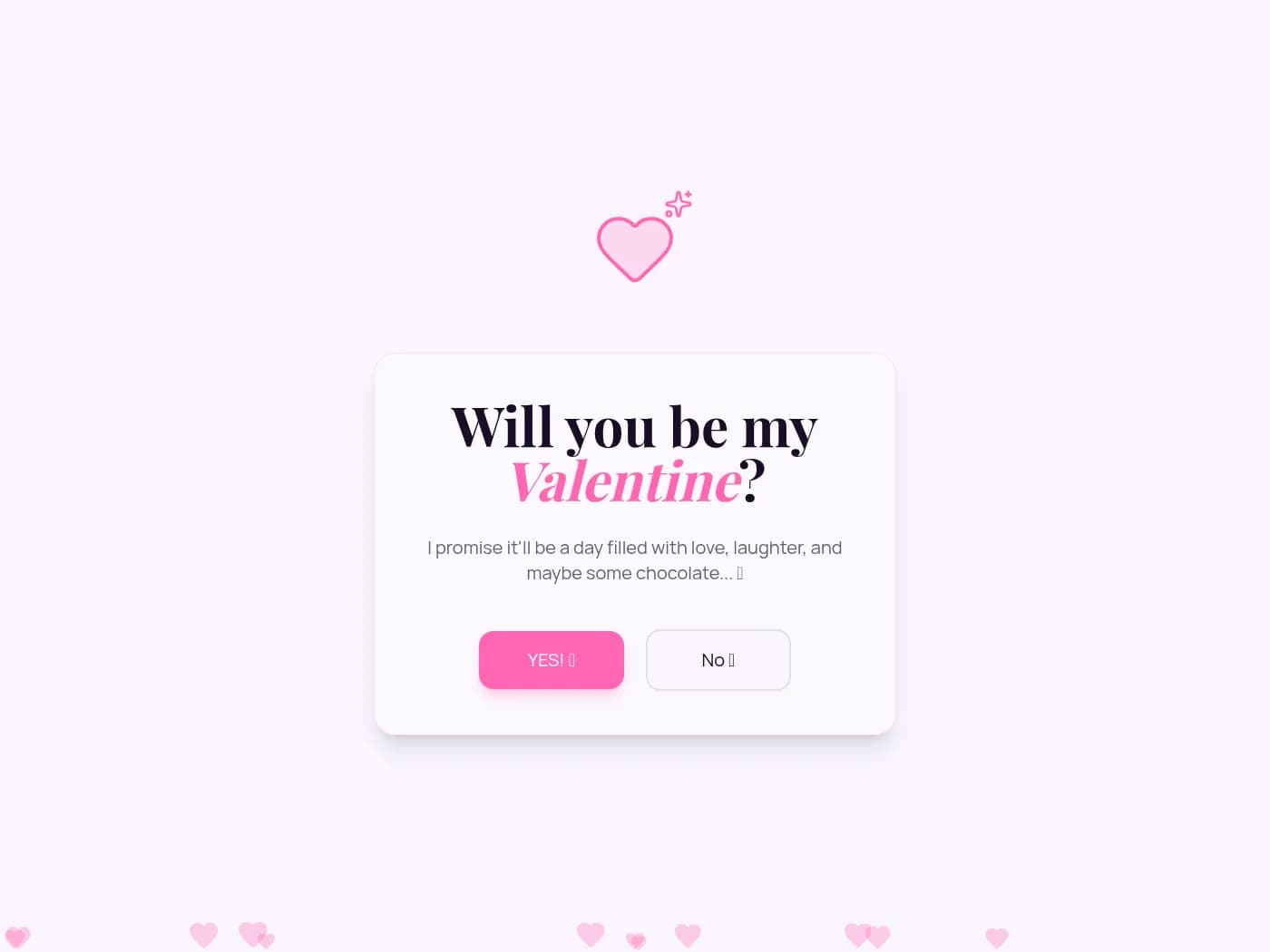 Valentine Ask App