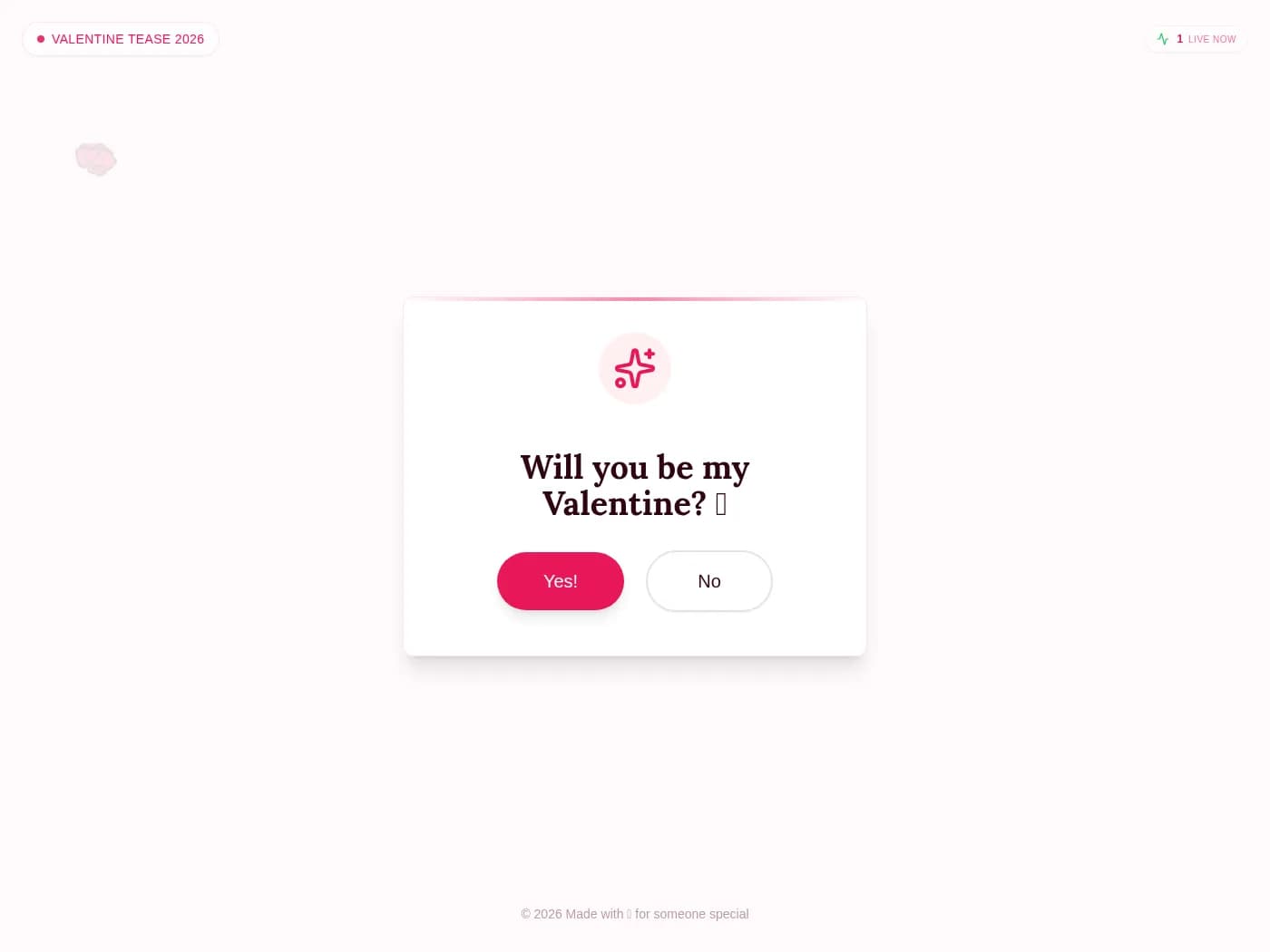 Valentine Tease Site