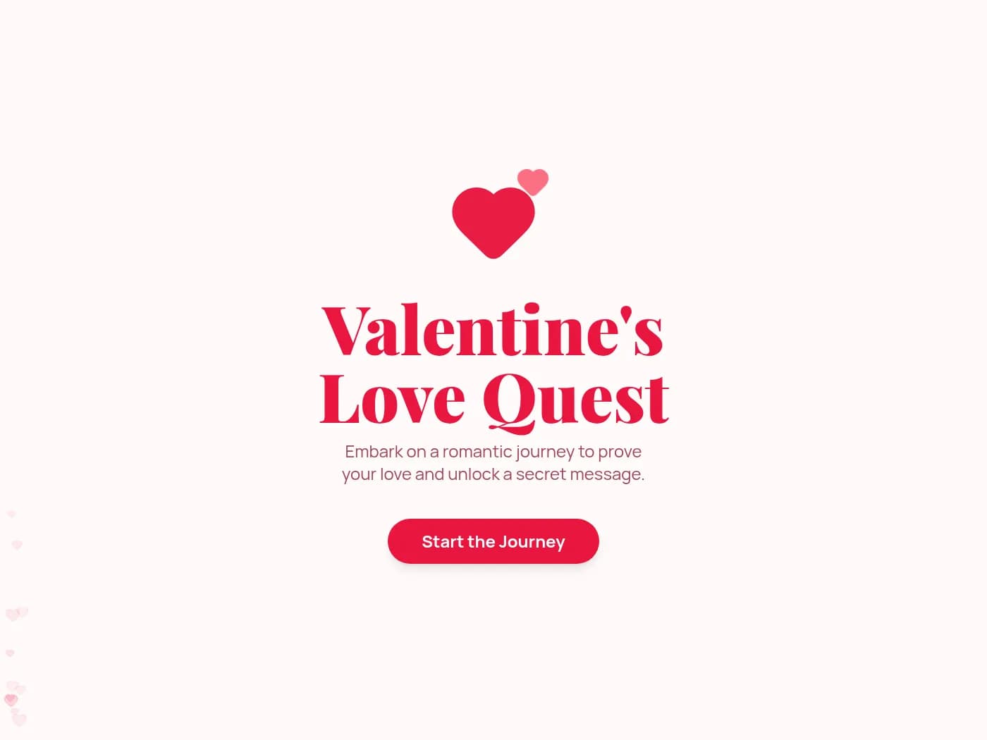Valentine's Love Game