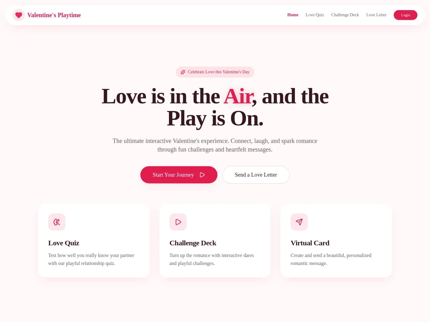 Valentine's Playtime