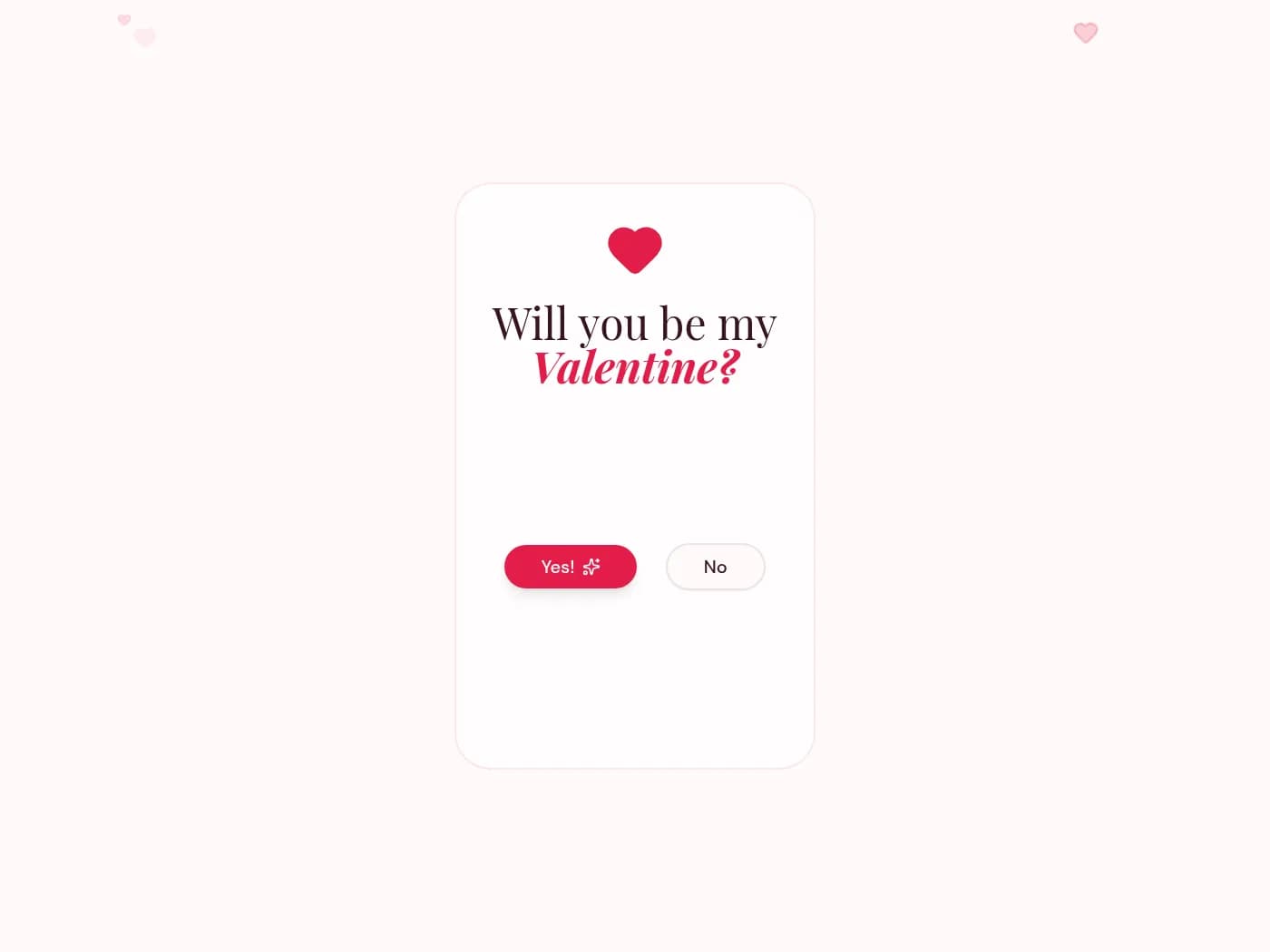 Valentine's Game Surprise