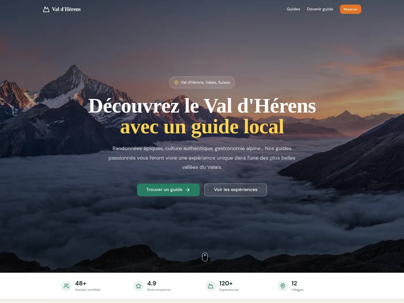 Val d'Hérens Guide Connect