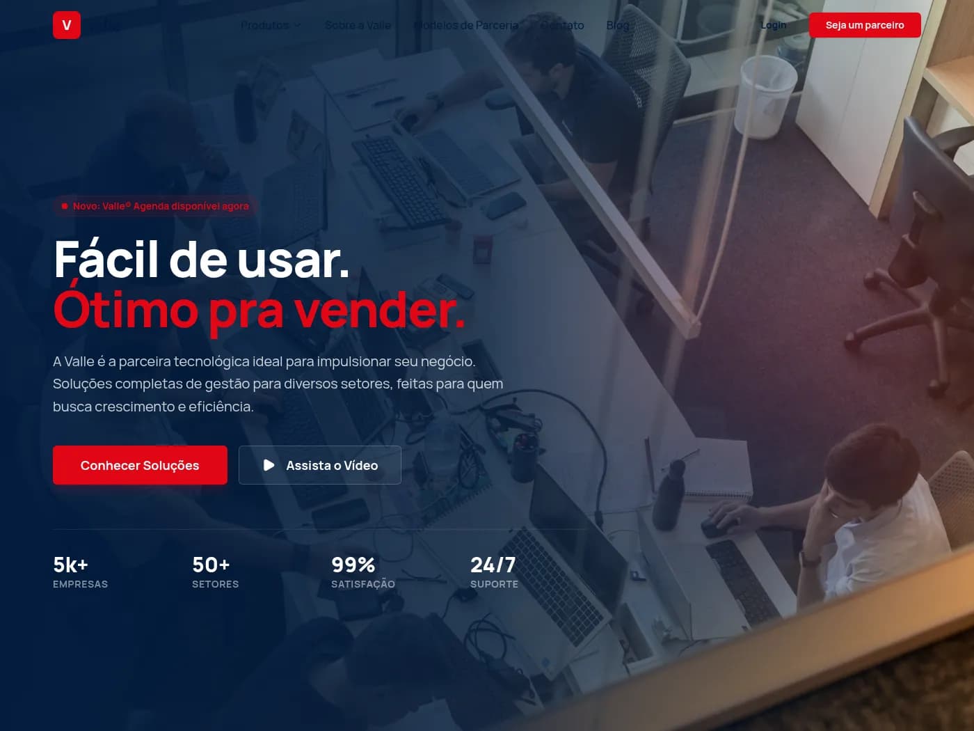Valle Landing Page