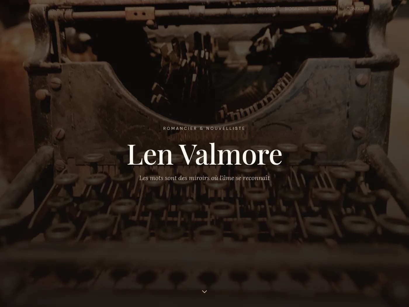 Len Valmore Writer Site