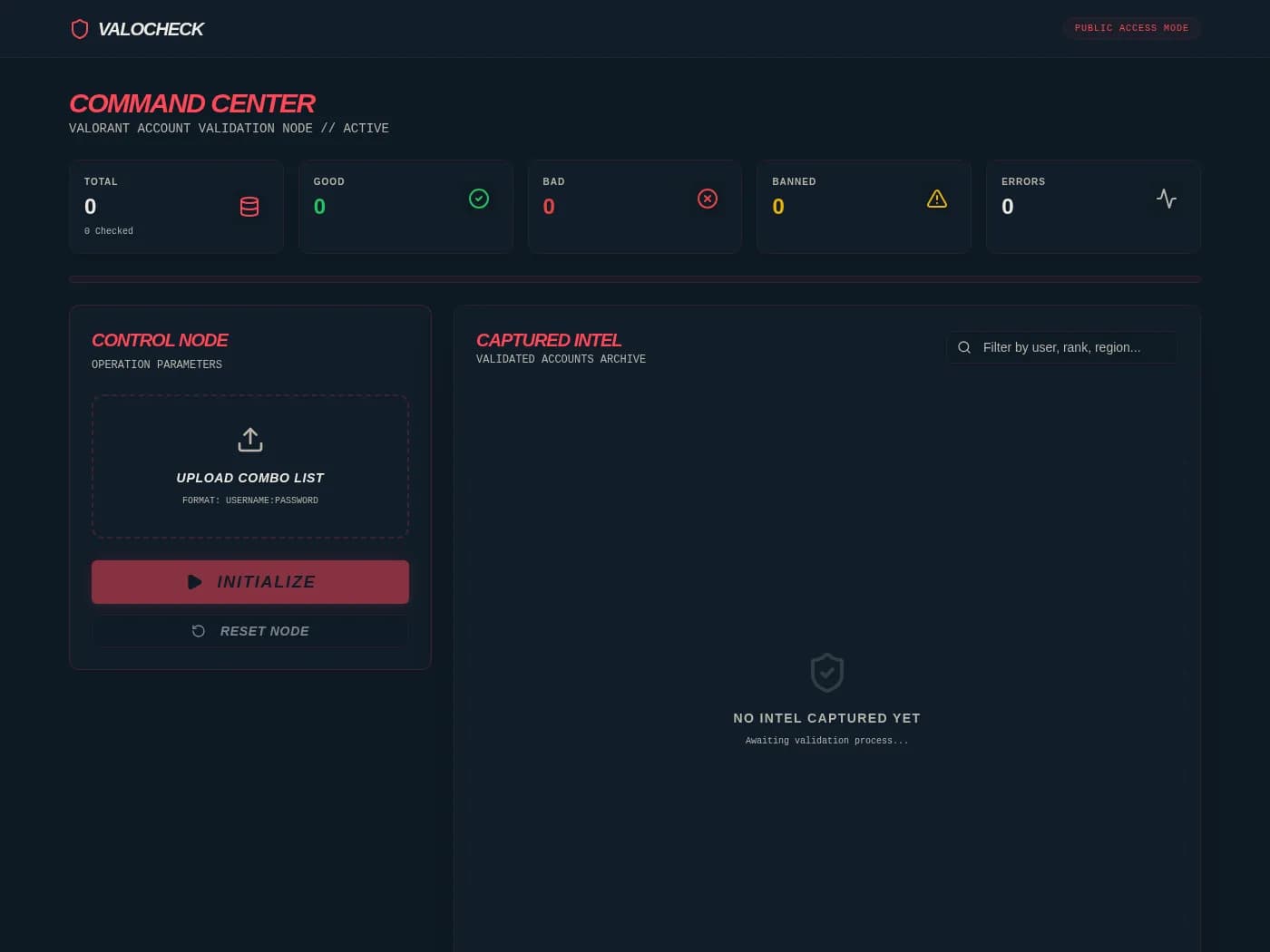 Valo Account Checker